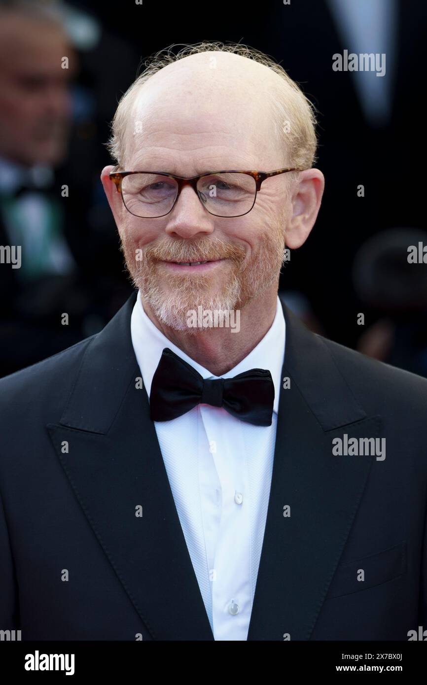 Cannes, France. 18th May, 2024. Ron Howard attends Emilia Pérez ...