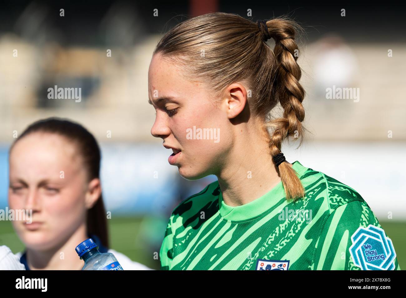 Malmö, Sweden. 18th May, 2024. Goalkeeper Rebekah Dowsett of England ...