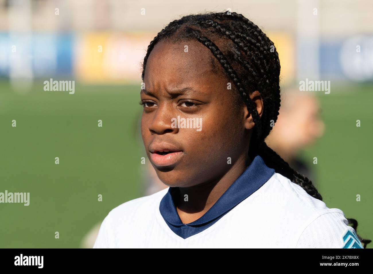 Malmö, Sweden. 18th May, 2024. Jane Oboavwoduo of England seen before ...