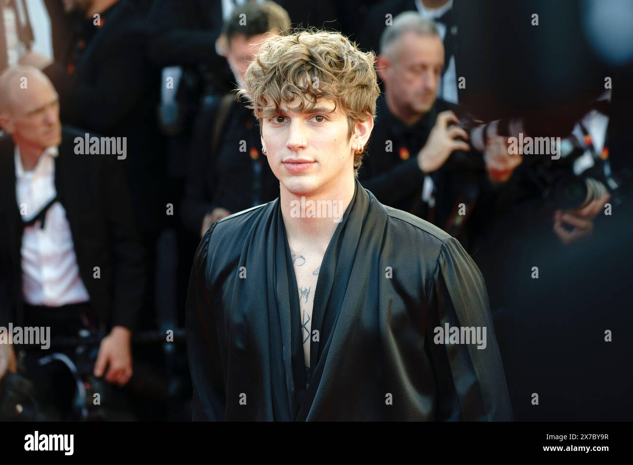 Cannes, France. 18th May, 2024. Vinnie Hacker attends Emilia Pérez ...