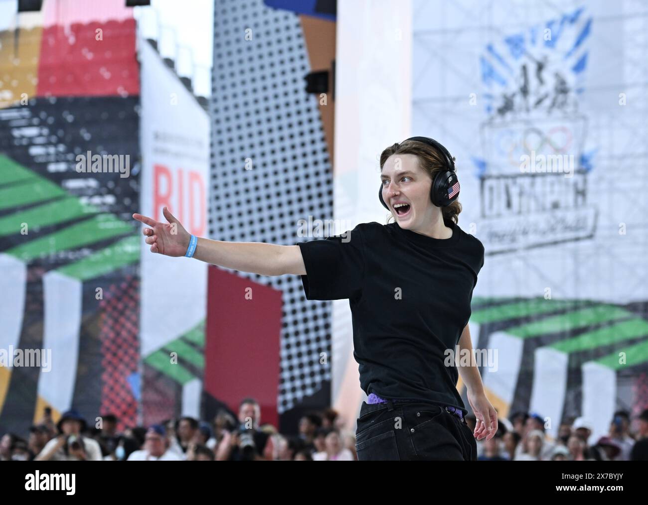 Shanghai. 19th May, 2024. Rayssa Leal of Brazil celebrates during the ...
