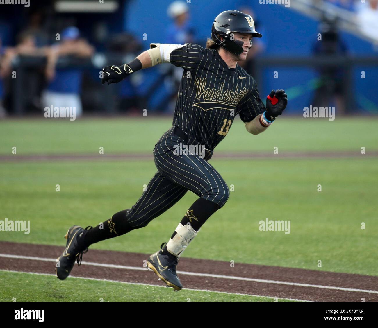 Lexington, KY, USA. 16th May, 2024. Vanderbilt's Jonathan Vastine runs ...