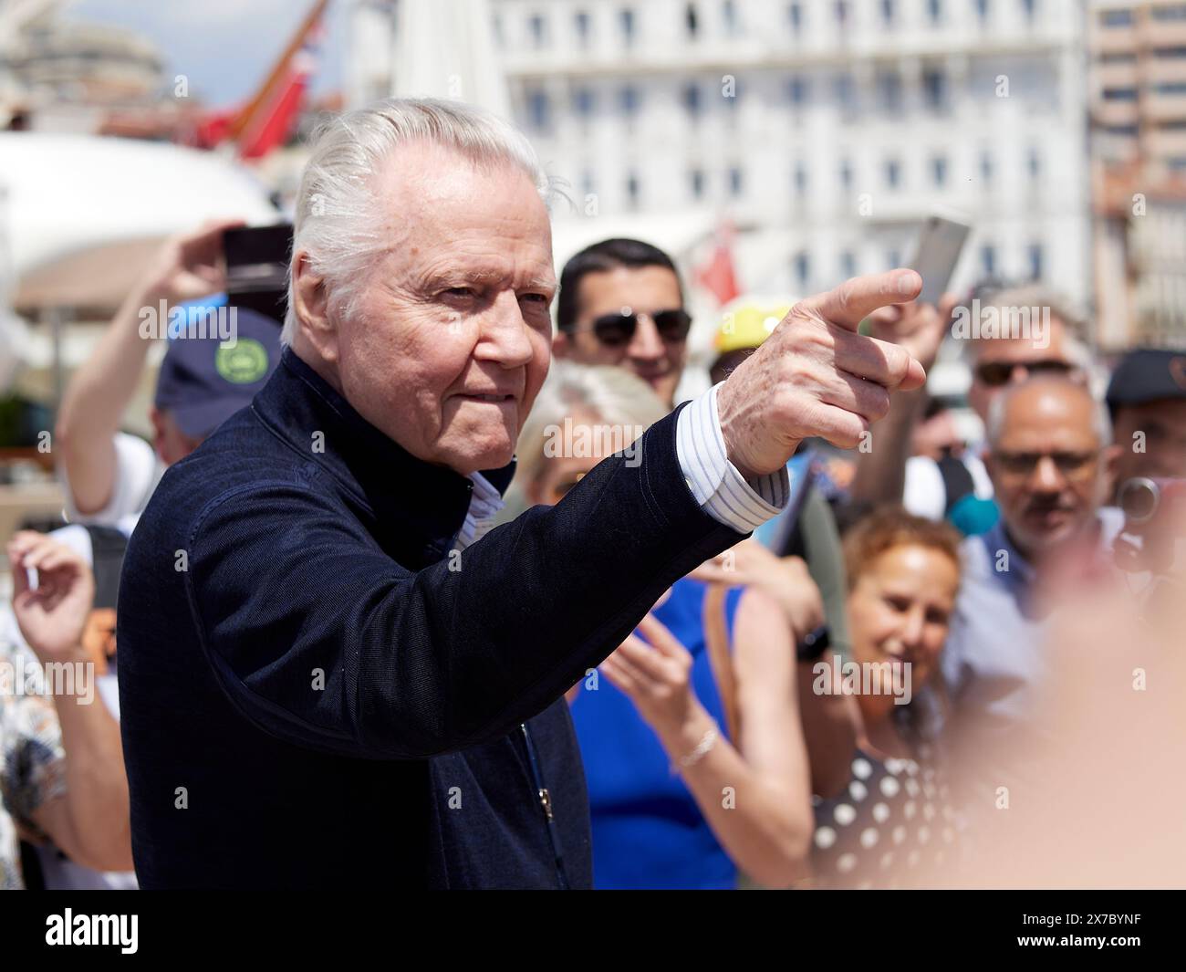 Cannes, France. 19th May, 2024. Actor Jon Voight seen in the streets of ...