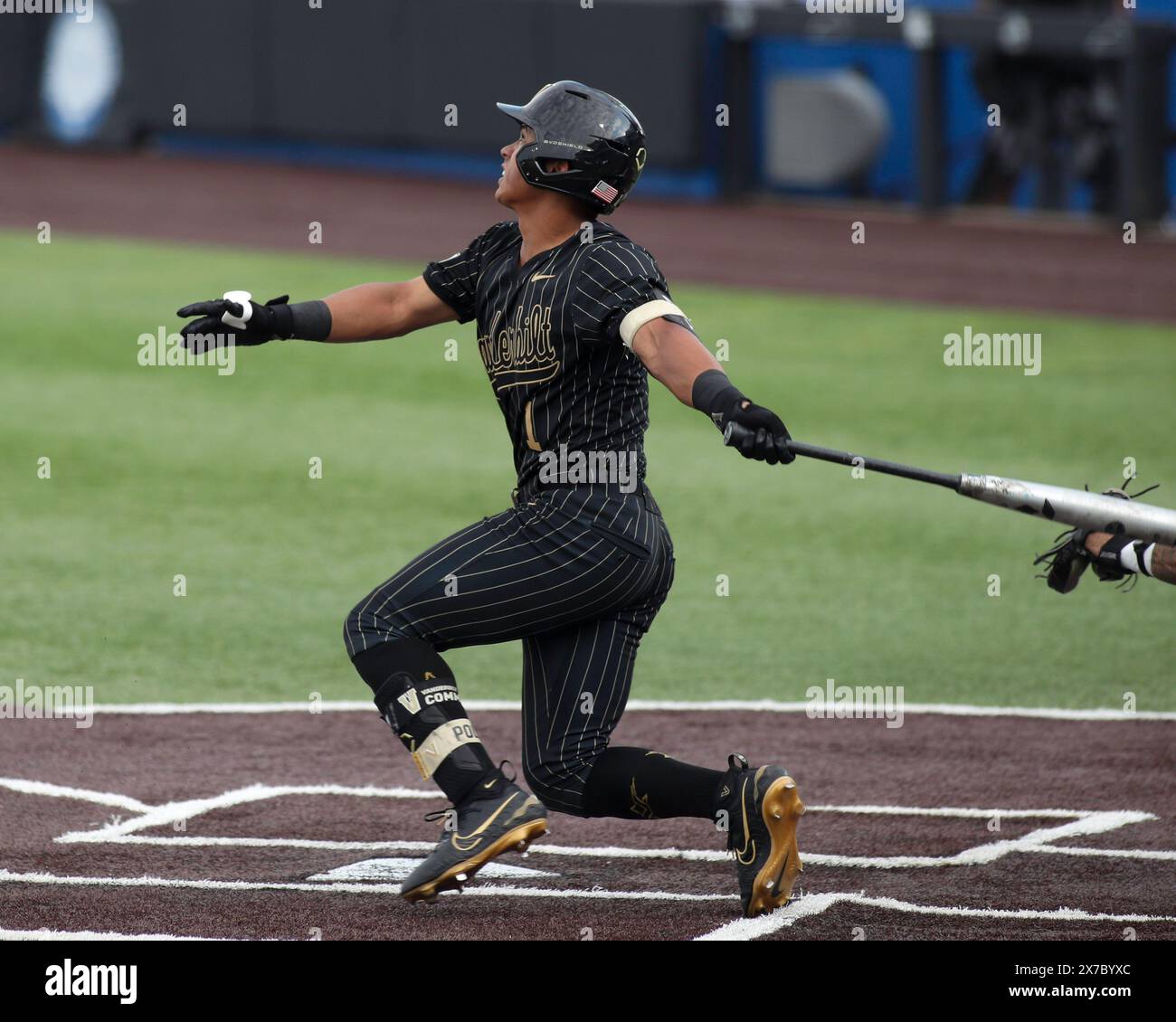 May 16, 2024: Vanderbiltâ€™s Matthew Polk swings during a game between ...