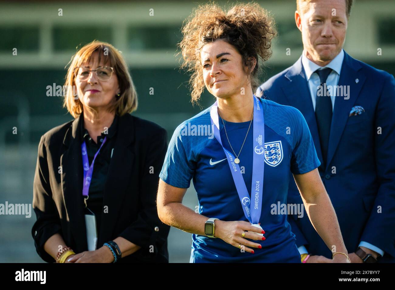 Malmö, Sweden. 18th, May 2024. Head coach Natalie Henderson of England ...