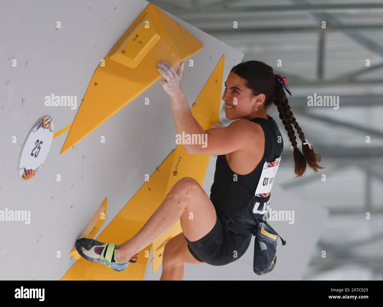 Shanghai. 19th May, 2024. Brooke Raboutou of the United States competes ...