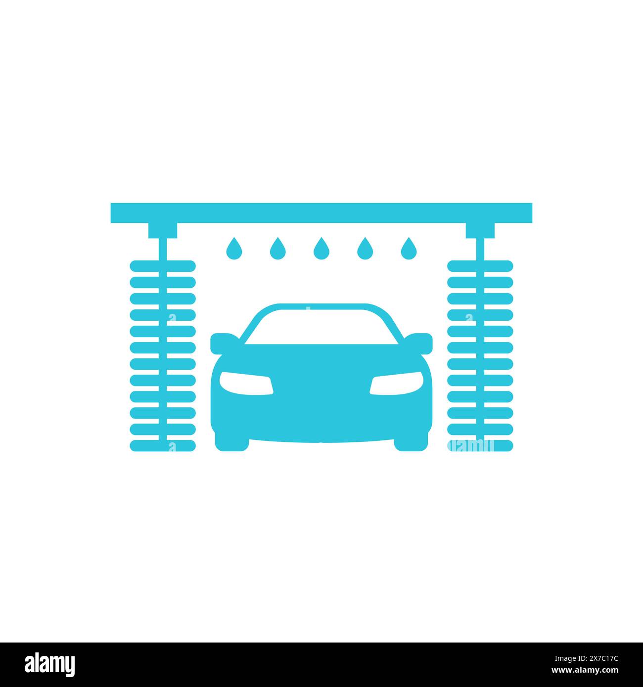 Automatic car wash concept Stock Vector Images - Alamy