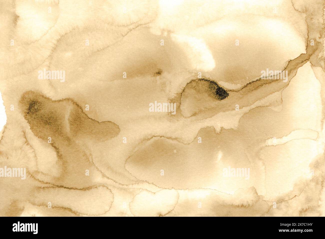 Vintage and antique background with sepia paint drops. Dirty photo ...