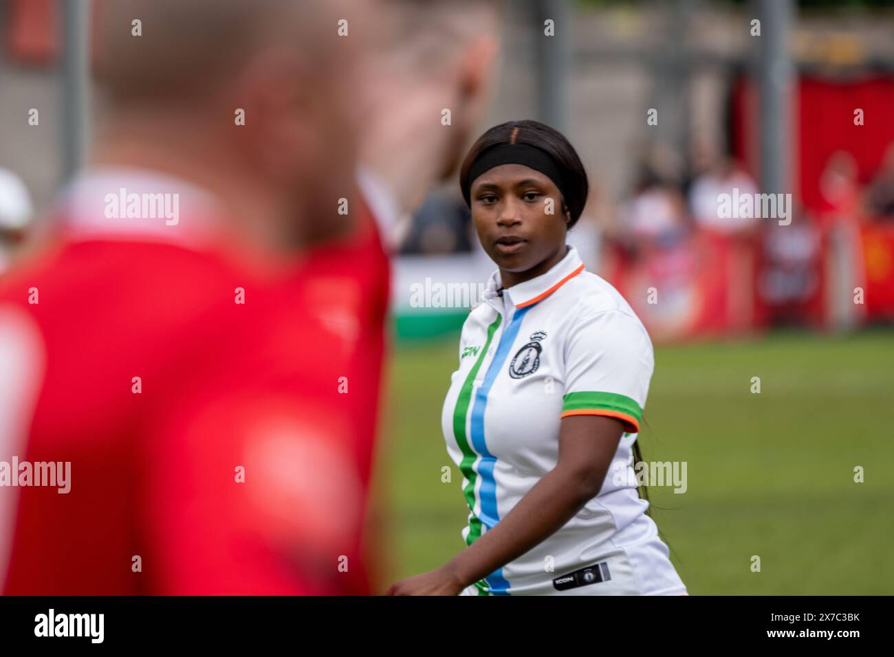 Manchester, UK. 18th May, 2024. Rapper Lady Ice at the Len Johnson ...