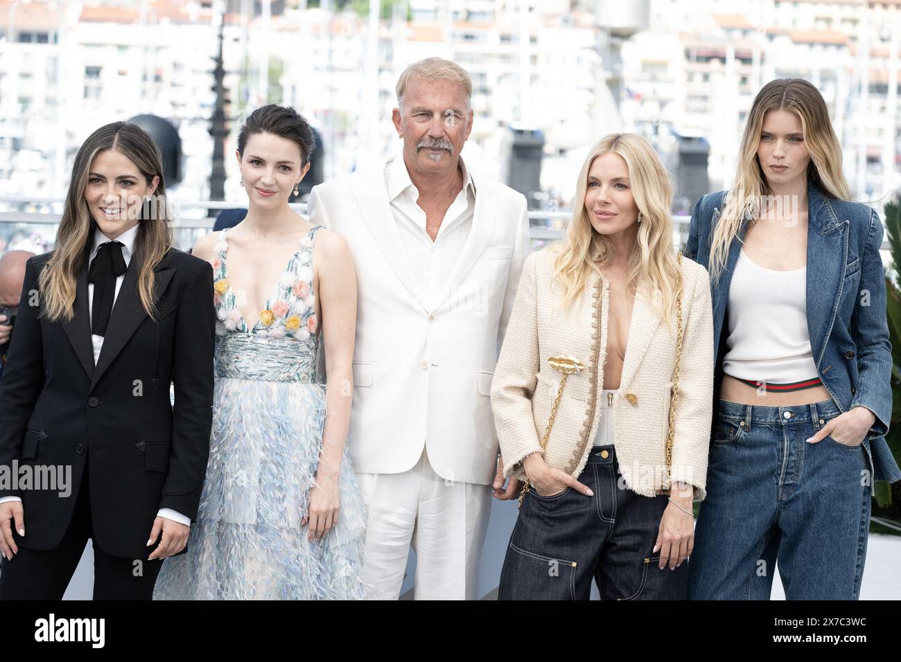Cannes, France. 19th May, 2024. Isabelle Fuhrman, Ella Hunt, Kevin ...