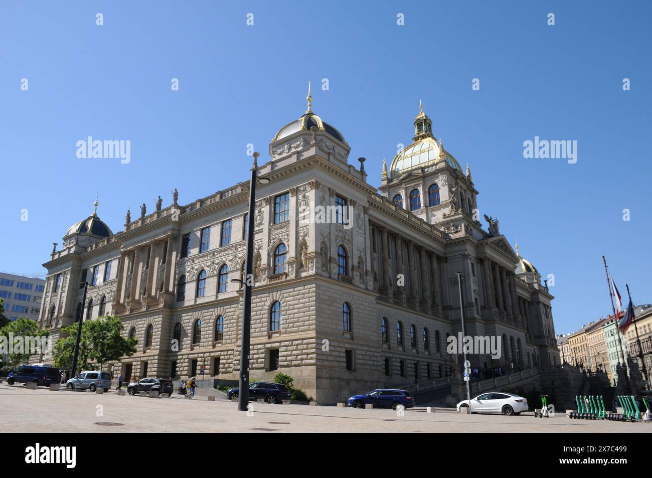 Prague /Czeck republic /15 MAY 2024/Prague national museum building in ...