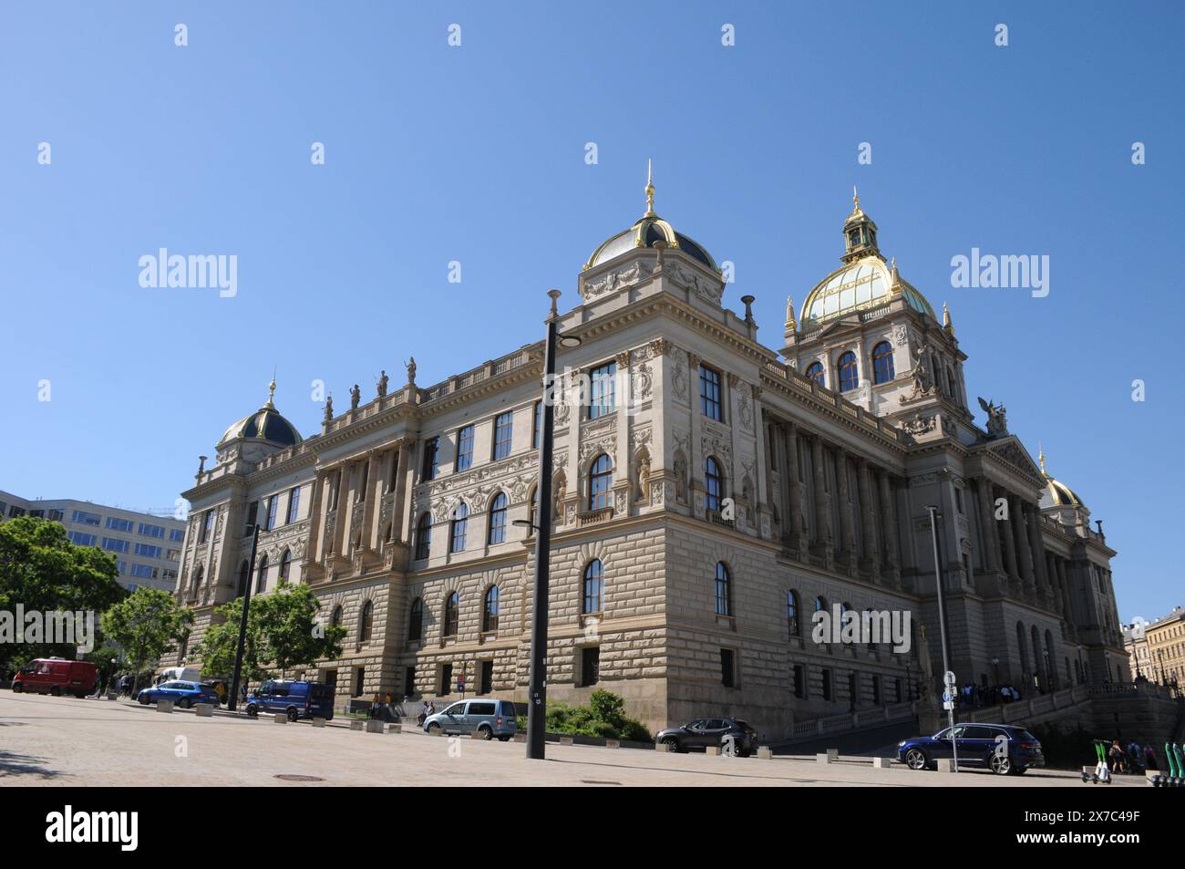 Prague /Czeck republic /15 MAY 2024/Prague national museum building in ...