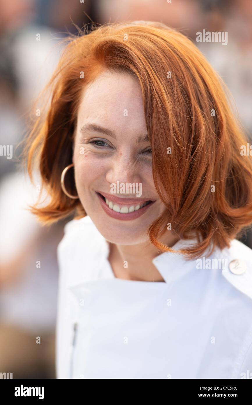 Cannes, France. 19th May, 2024. Laetitia Dosch attending the Le Proces ...