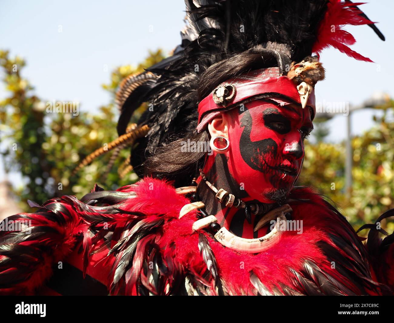 Nahuatl Aztec Indians, Mexico City, Day of the Dead, 11 November 2022 ...