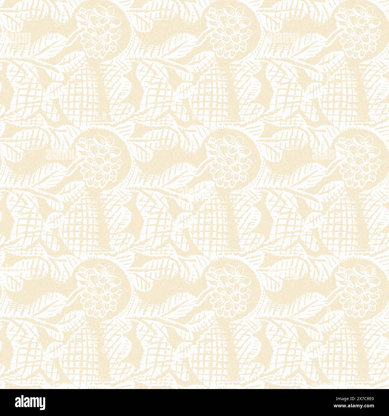 Modern white on cream lace effect wedding background texture. Soft ...