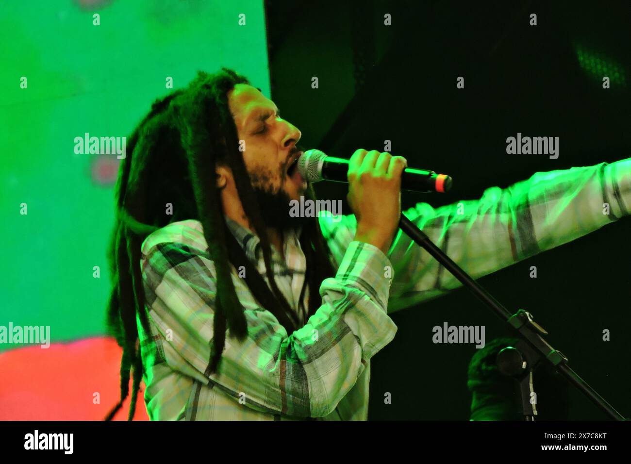 Julian Marley is taking over Vale do Anhangabau with reggae on Saturday ...