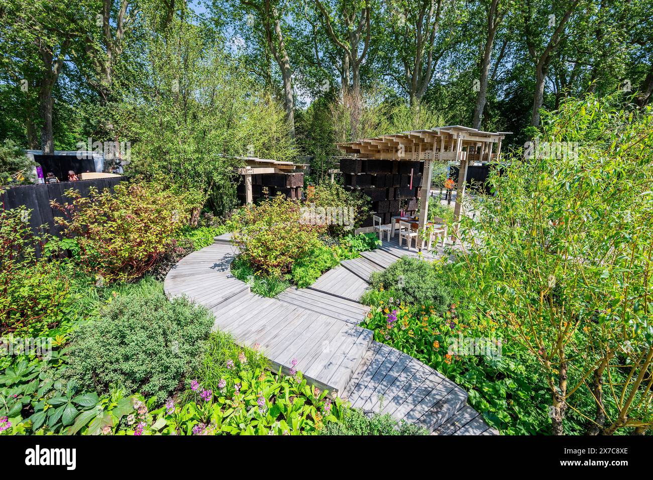 London, UK. 19th May, 2024. The National Autistic Society Show Garden ...