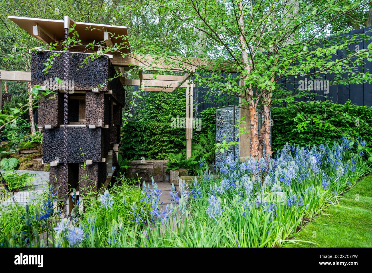 London, UK. 19th May, 2024. The National Autistic Society Show Garden ...
