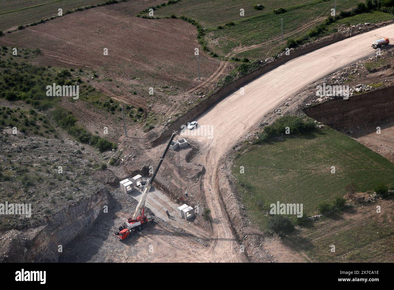 May 19, 2024, East Azerbaijan, Iran: A view of Aras Road and Rail ...