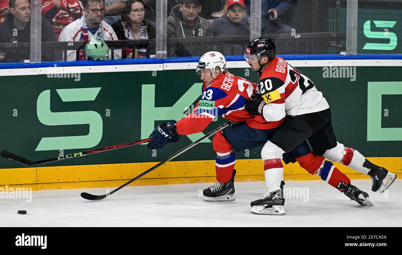 Thomas Berg-Paulsen of Norway, left, and Nico Brunner of Austria in ...