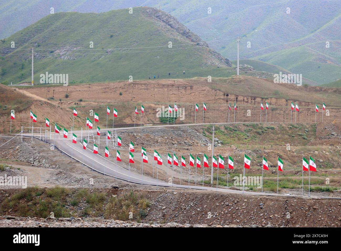 May 19, 2024, East Azerbaijan, Iran: A view of Aras Road and Rail ...
