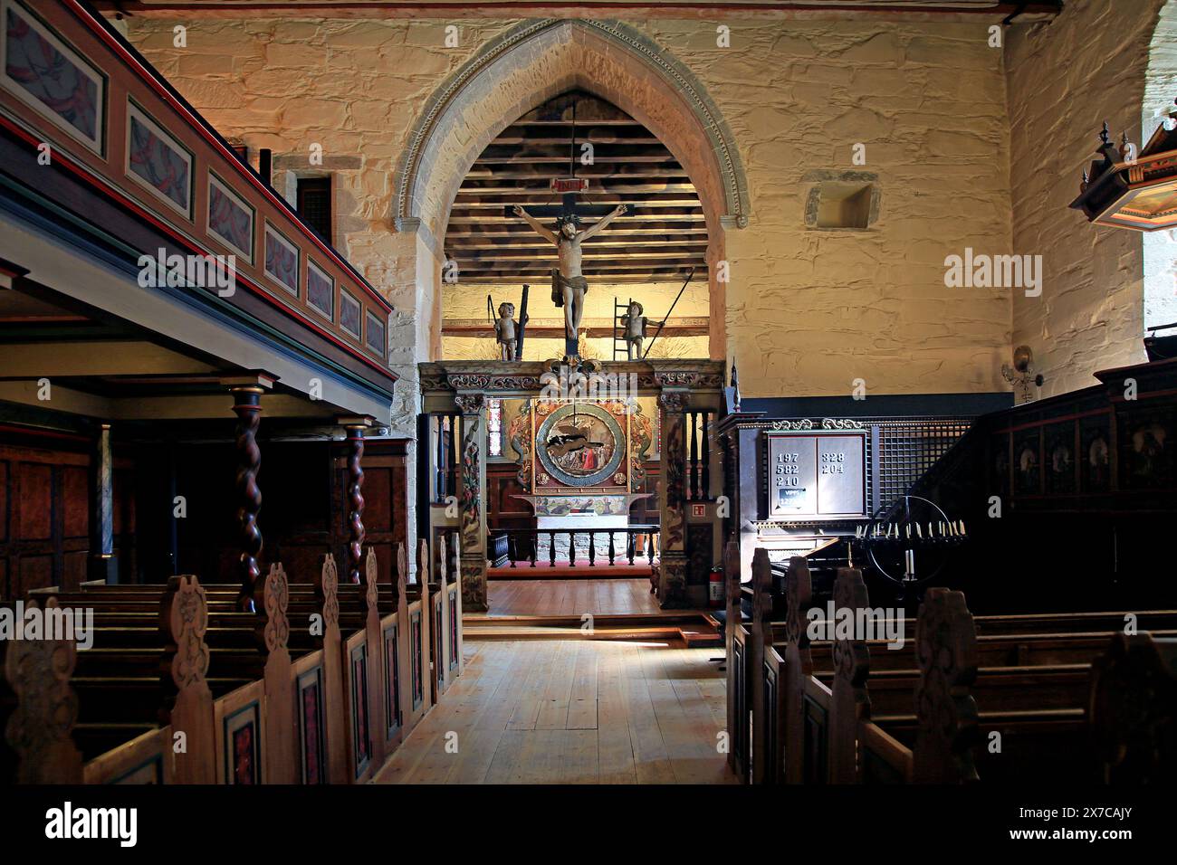 Voss Church, Western Norway Stock Photo - Alamy