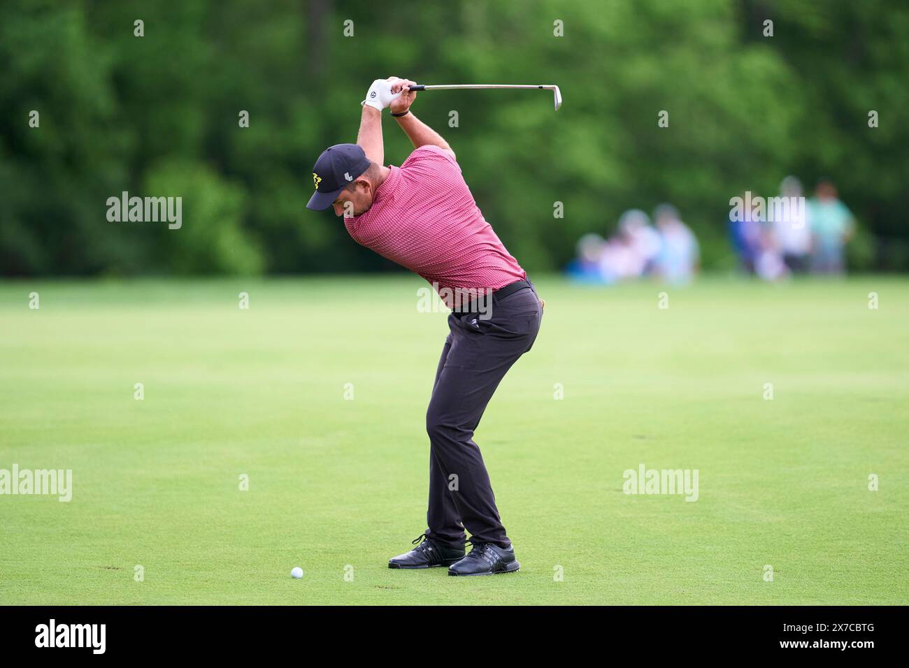 Lucas Herbert of Australia in action during Round 3 of the 2024 PGA ...