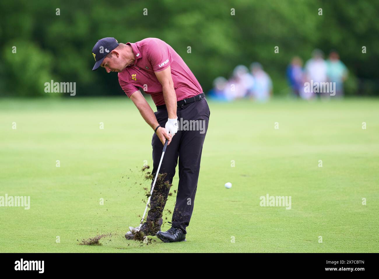 Lucas Herbert of Australia in action during Round 3 of the 2024 PGA ...