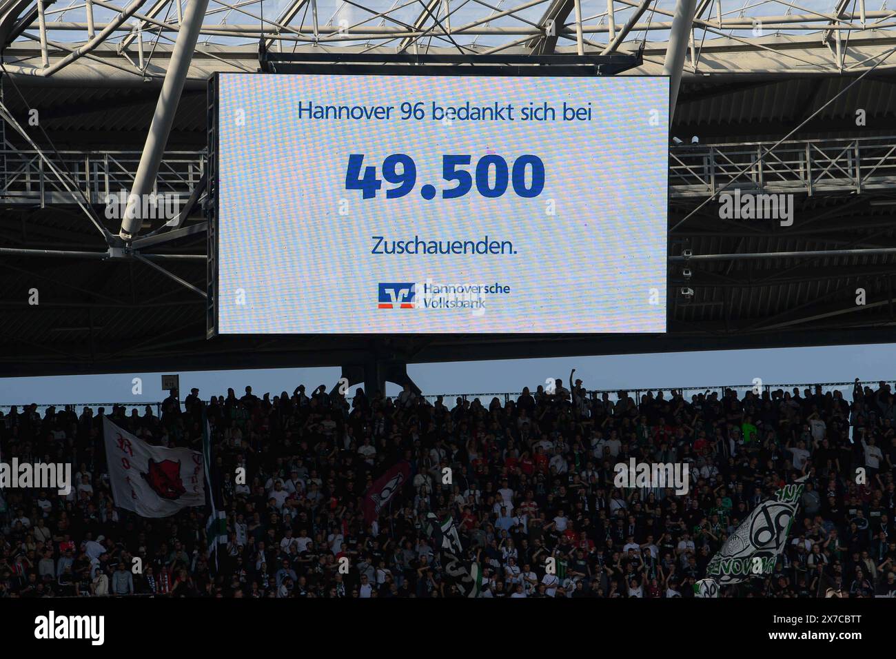 Hanover, Germany. 19th May, 2024. Soccer: Bundesliga 2, Hannover 96 ...