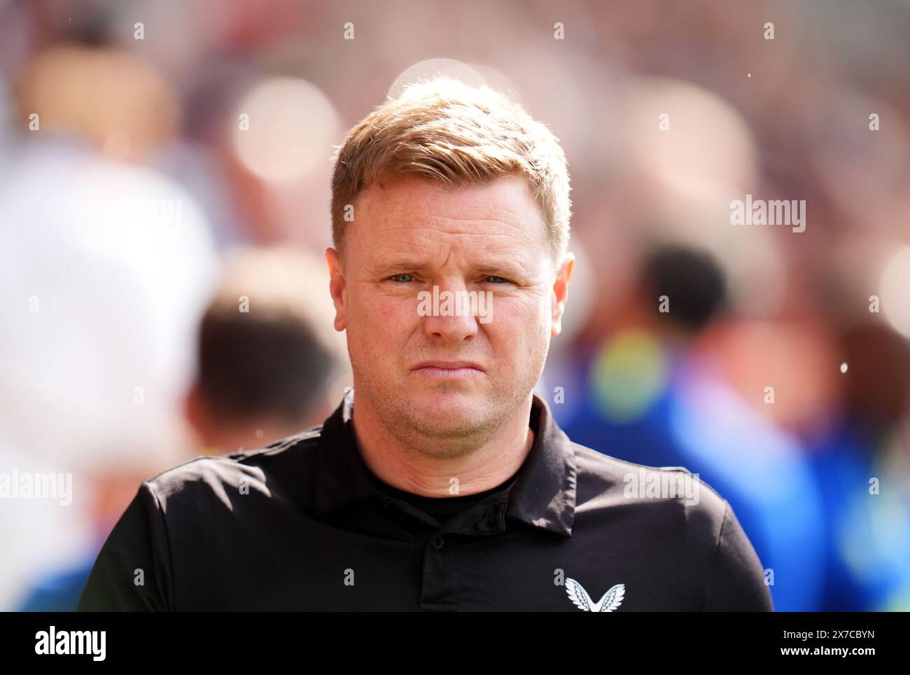 Newcastle United manager Eddie Howe during the Premier League match at ...