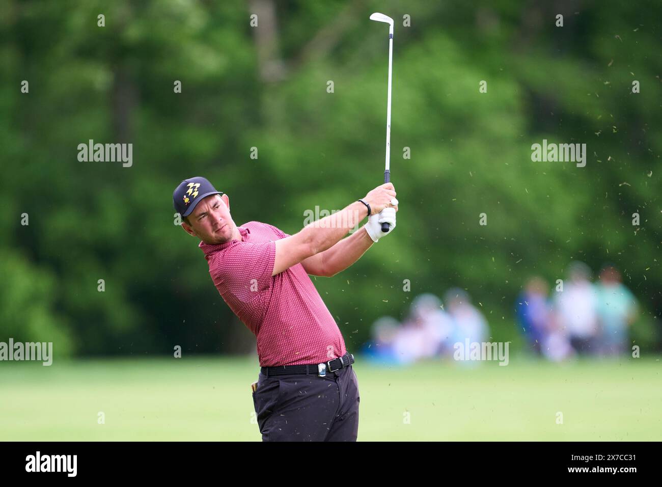 Lucas Herbert of Australia in action during Round 3 of the 2024 PGA ...