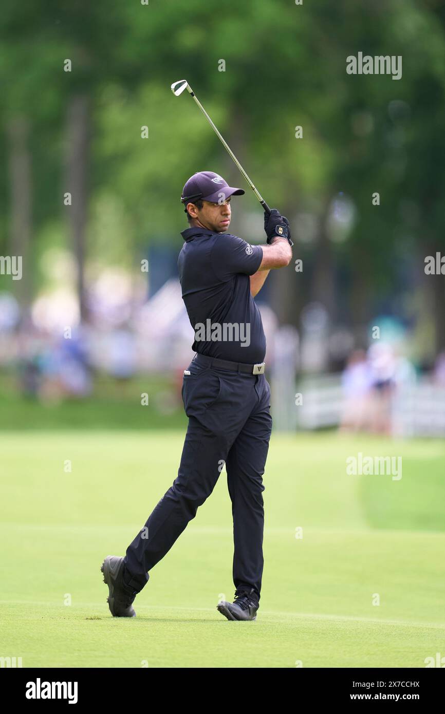 Aaron Rai of England in action during Round 3 of the 2024 PGA ...