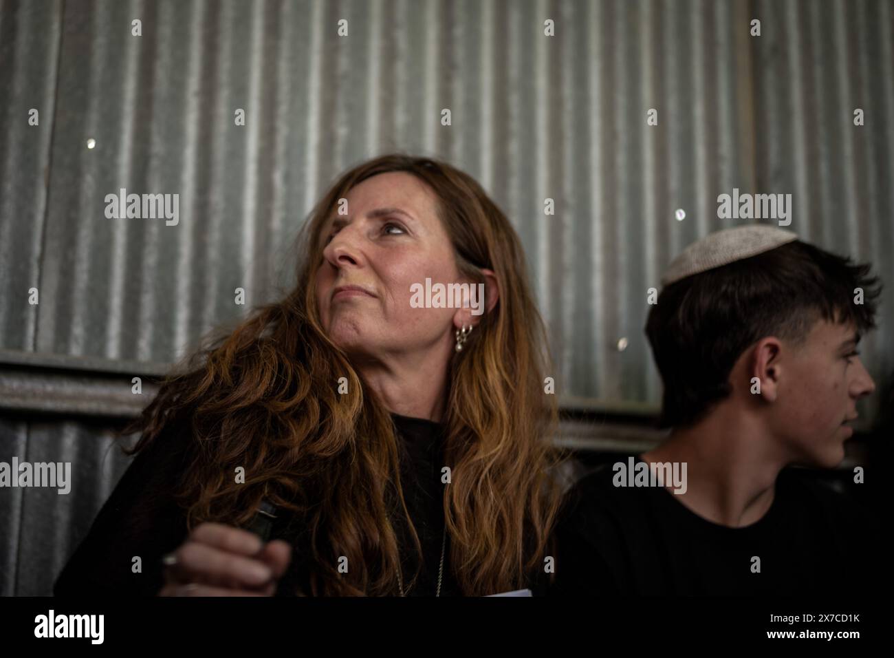 19 May 2024, Israel, Srigim-Li On: Ricarda Louk, mother of Shani Luk, a ...