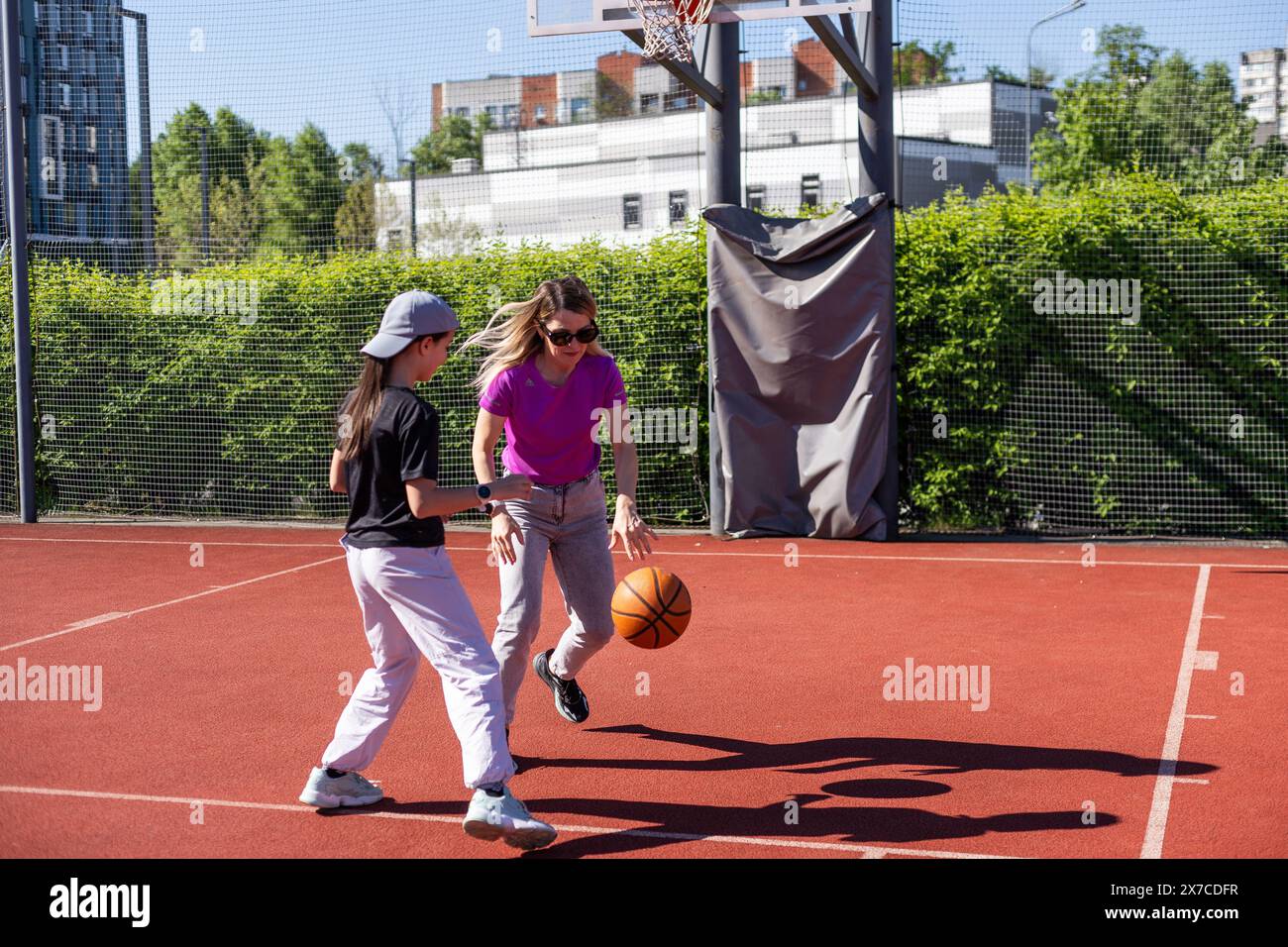 Concept of sports, hobbies and healthy lifestyle. Young people playing ...