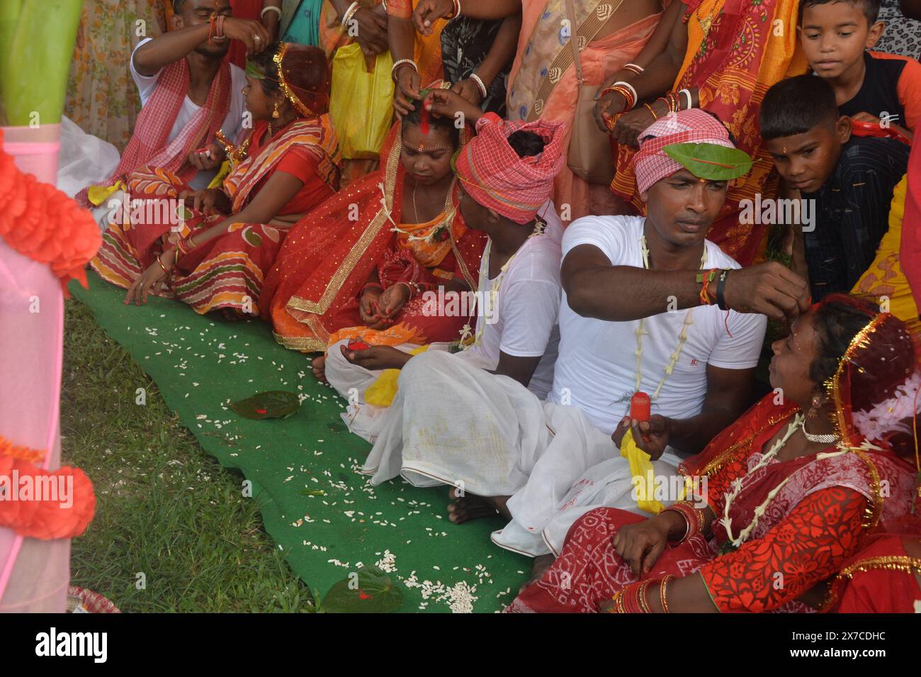 Siliguri, West Bengal, India. 19th May, 2024. Indian brides and grooms ...