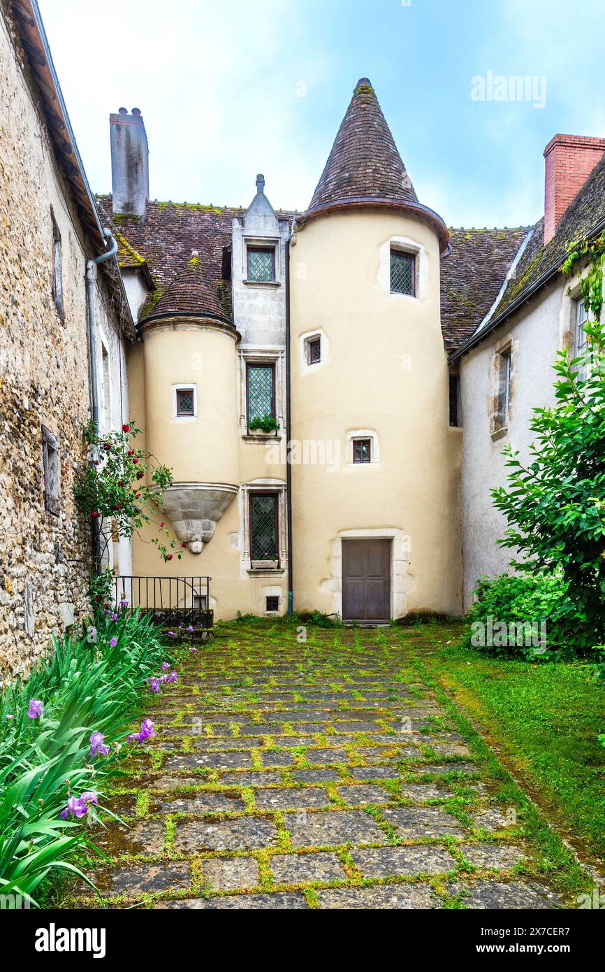 The Dupertuis Mansion, a typical 15/16th century town house with spiral ...
