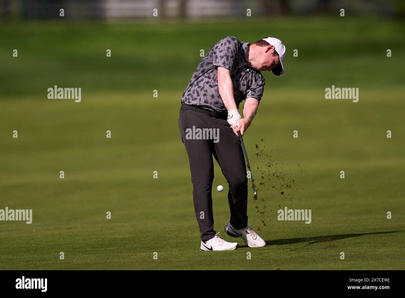 Robert Macintyre of Scotland in action during Round 3 of the 2024 PGA ...