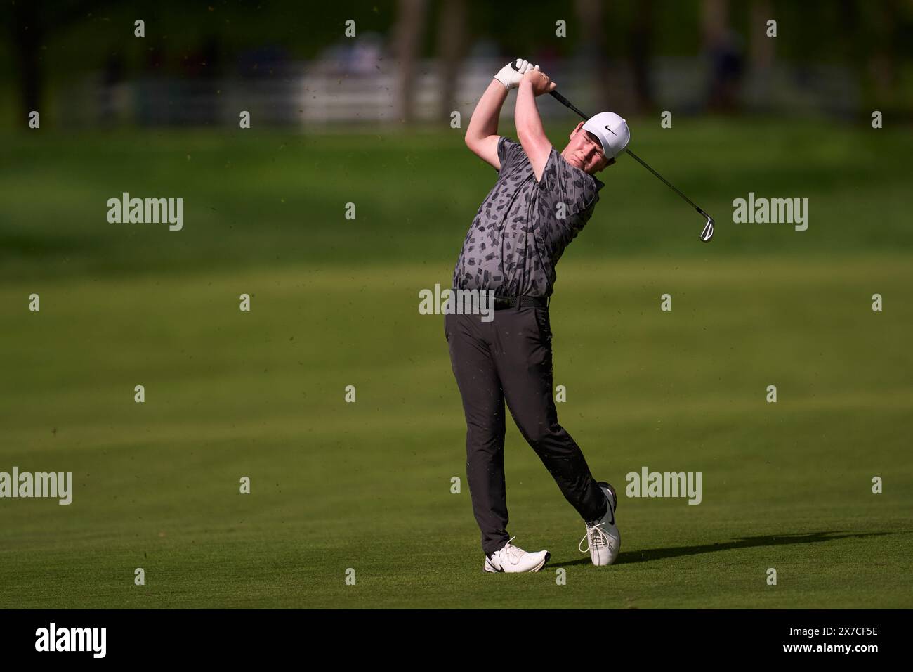 Robert Macintyre of Scotland in action during Round 3 of the 2024 PGA ...