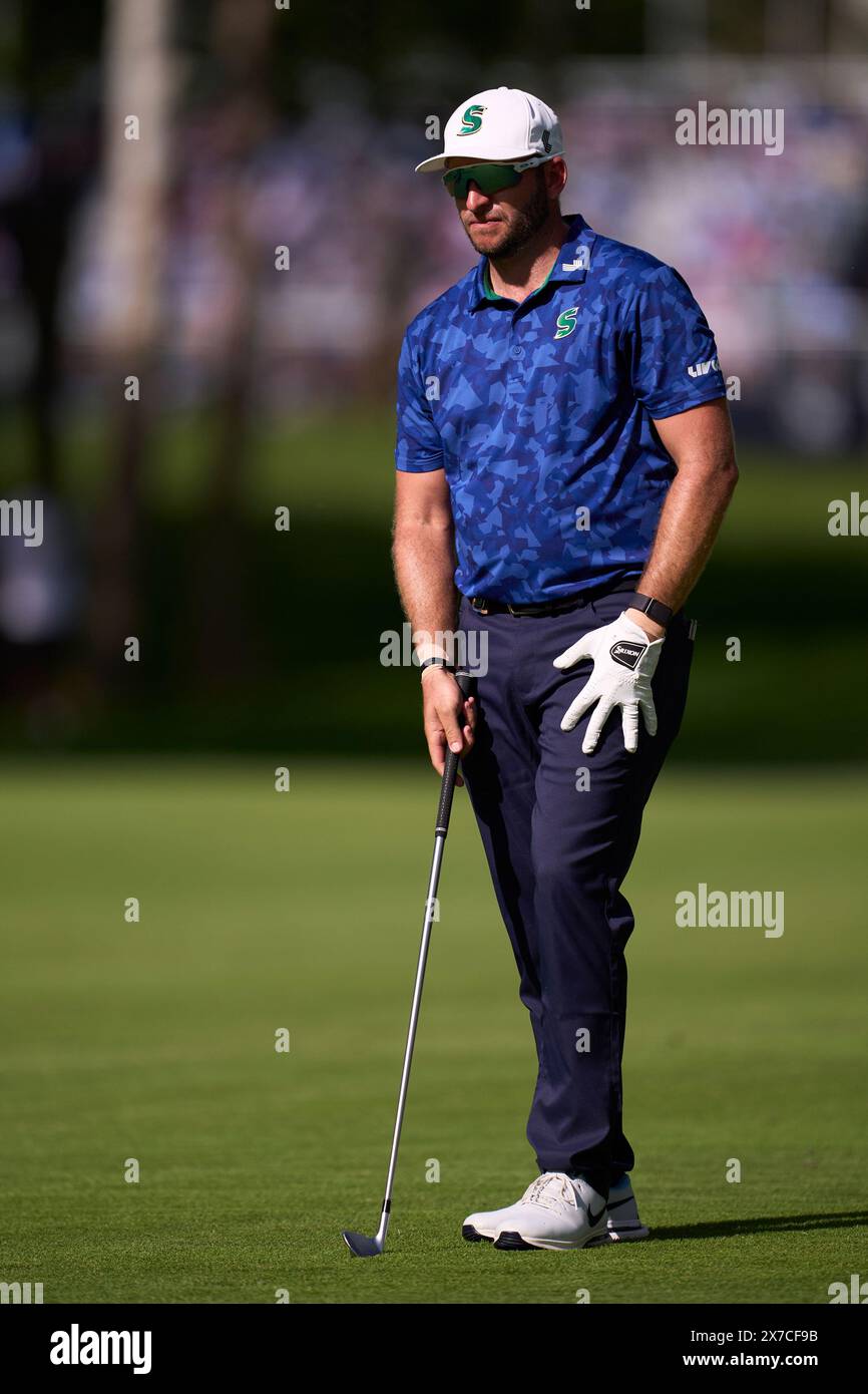 Dean Burmester of South Africa in action during Round 3 of the 2024 PGA ...