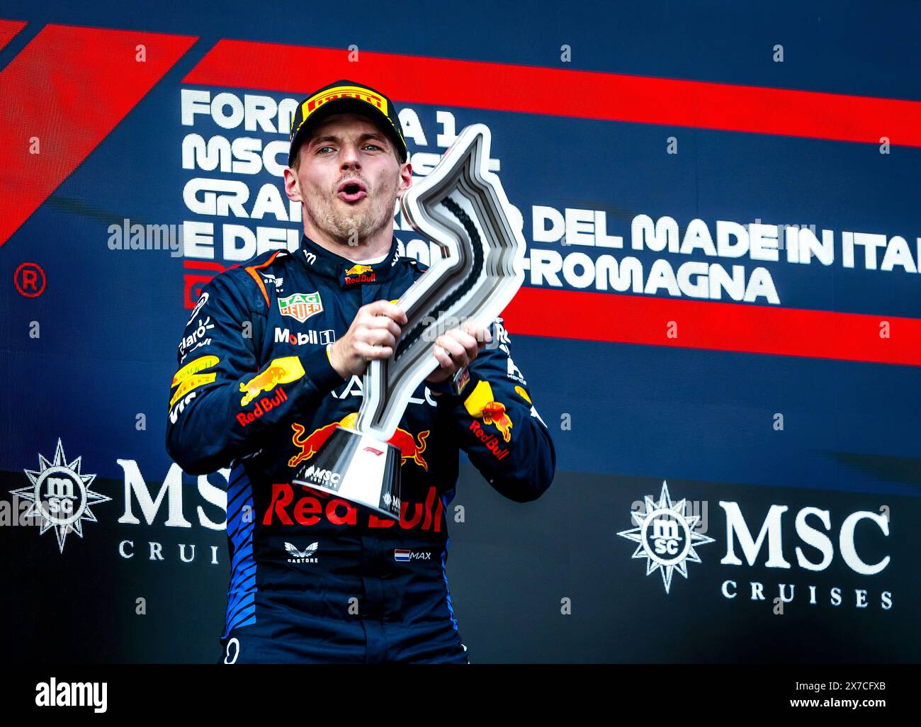 Imola, Italy. 19th May, 2024. IMOLA - Max Verstappen (Red Bull Racing ...