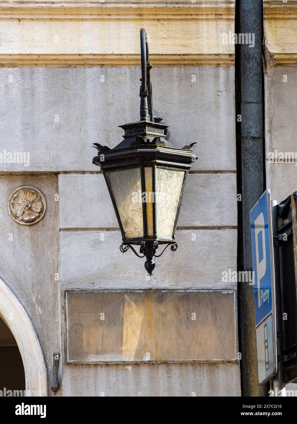 Old style architectural detail. 19th century, classicist architecture ...