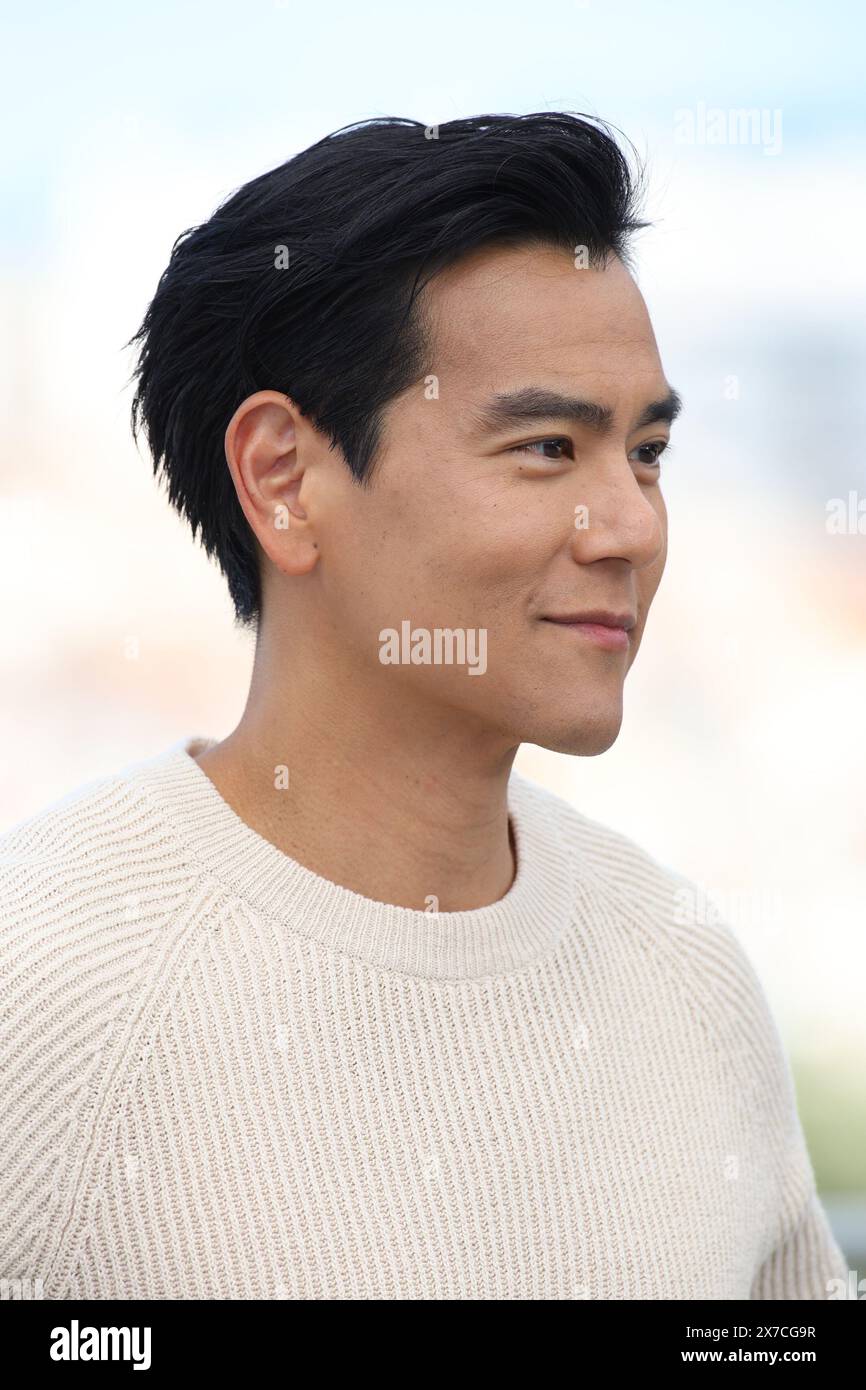 CANNES, FRANCE - MAY 18: Eddie Peng at the 'Black Dog' photocall, at ...