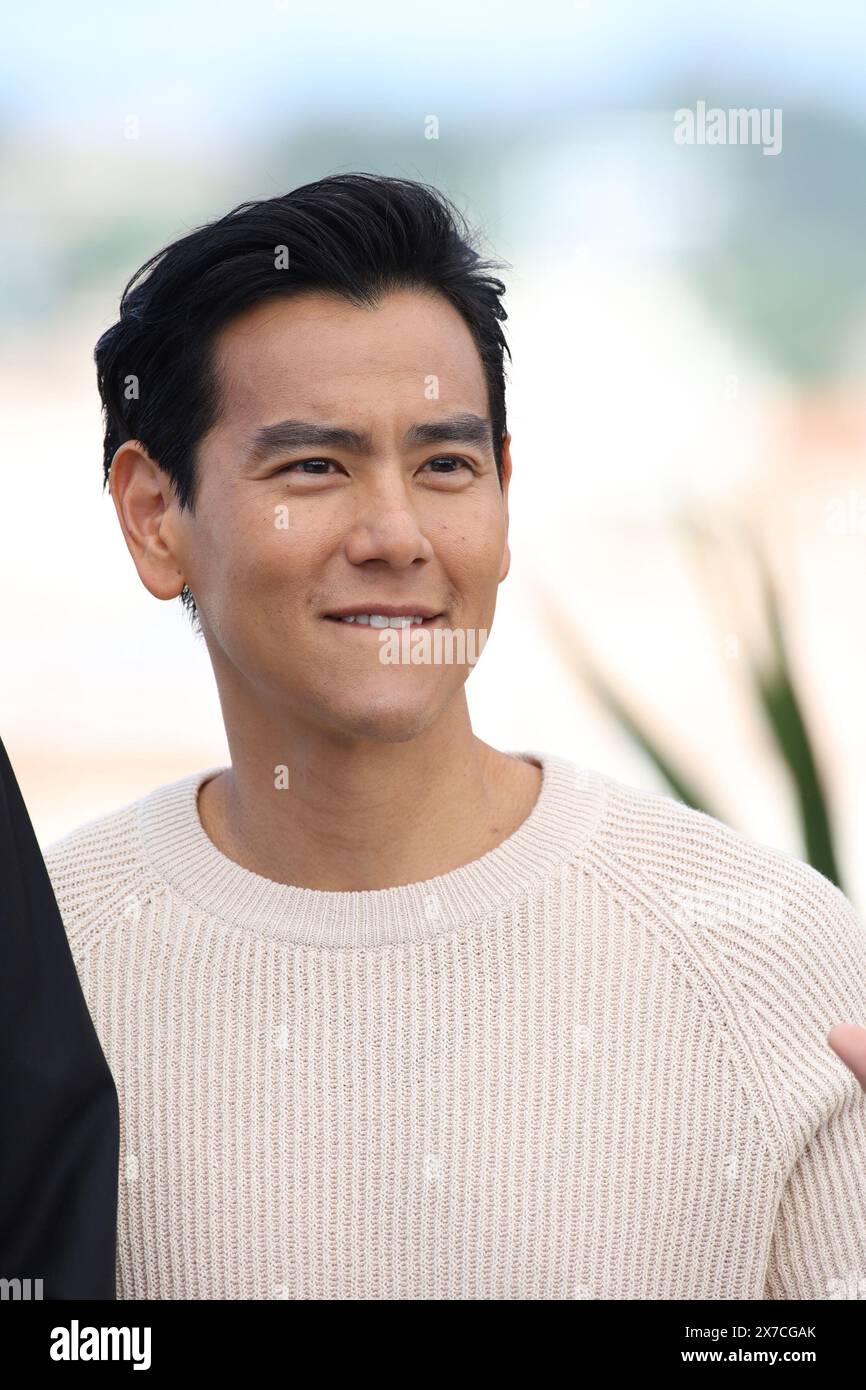 CANNES, FRANCE - MAY 18: Eddie Peng at the 'Black Dog' photocall, at ...