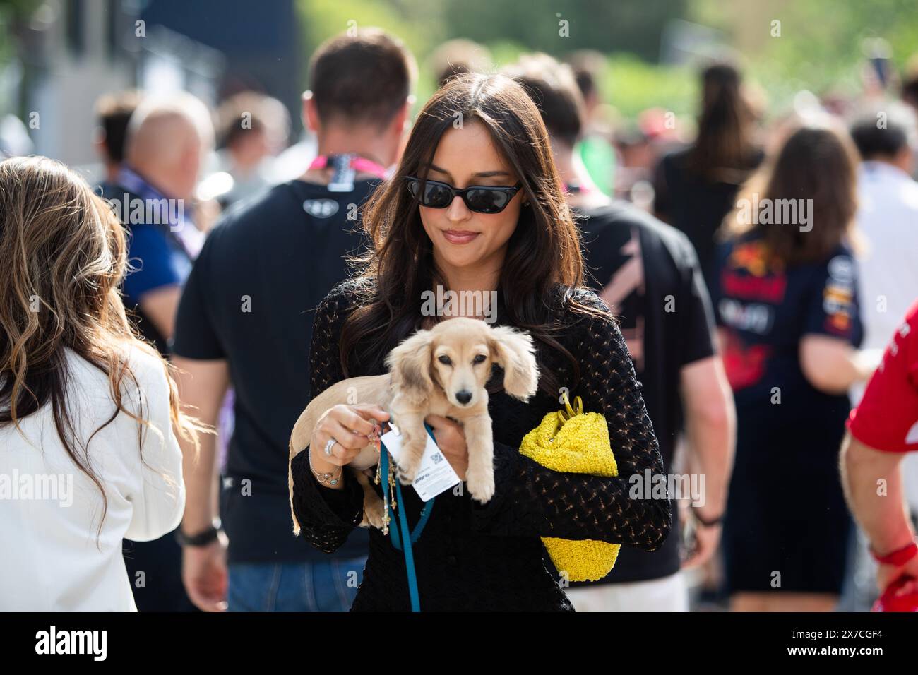 Alexandra Saint Milieux, LECLERC Charles girlfriend with Leo the dog ...