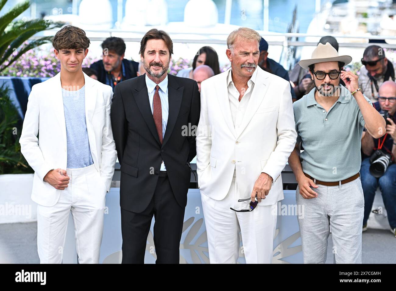 Cannes, France. 19th May, 2024. Hayes Costner, Luke Wilson, Kevin ...