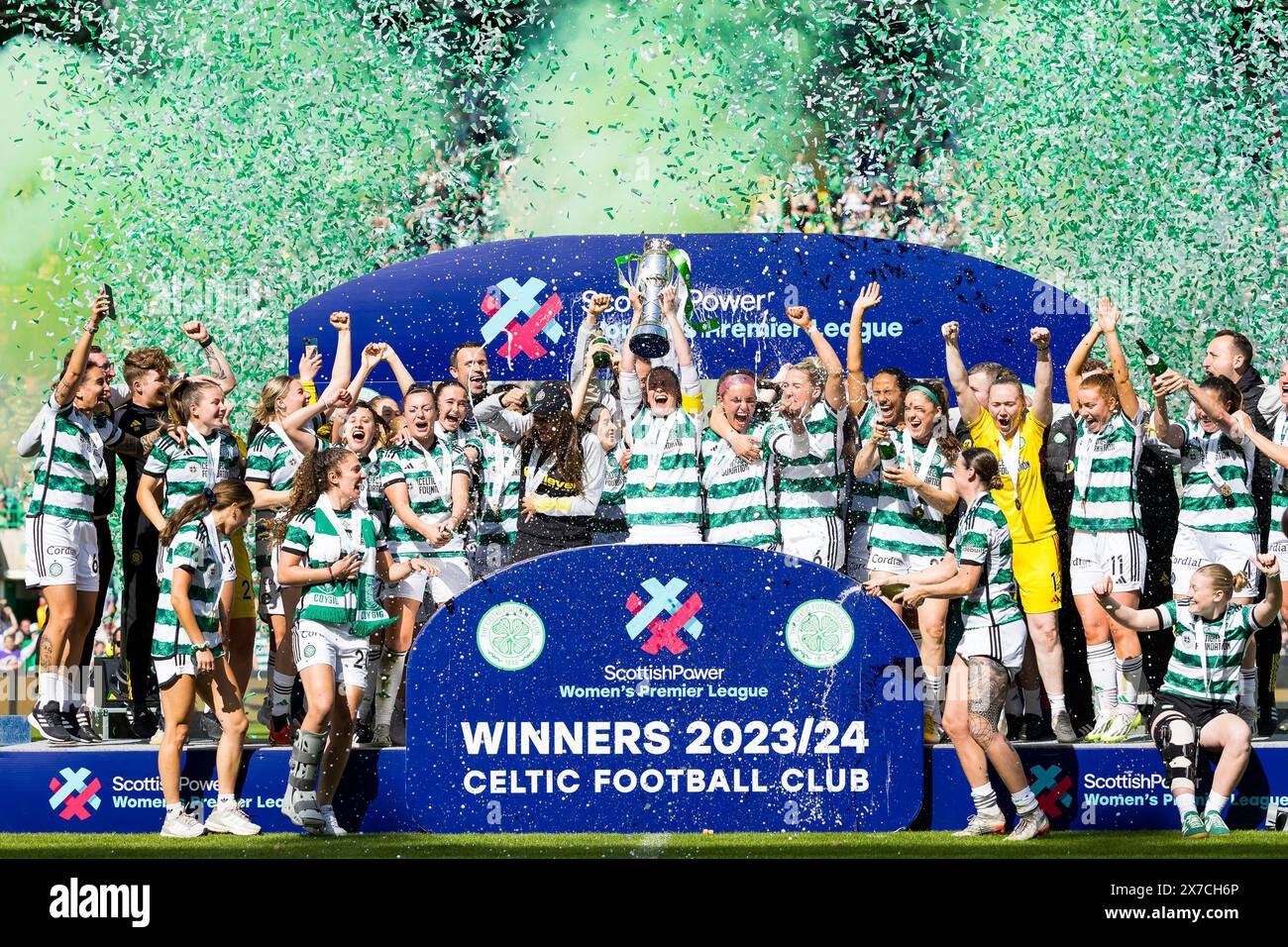 Celtic Women Vs Hibernian Women - SWPL at Celtic Park in Glasgow ...