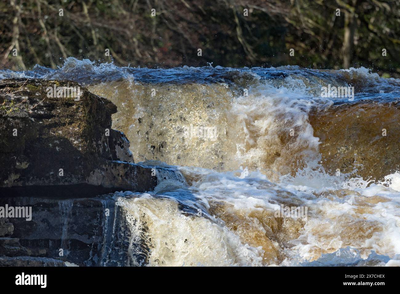 Yorkshire Dales waterfalls with their massive power Stock Photo - Alamy