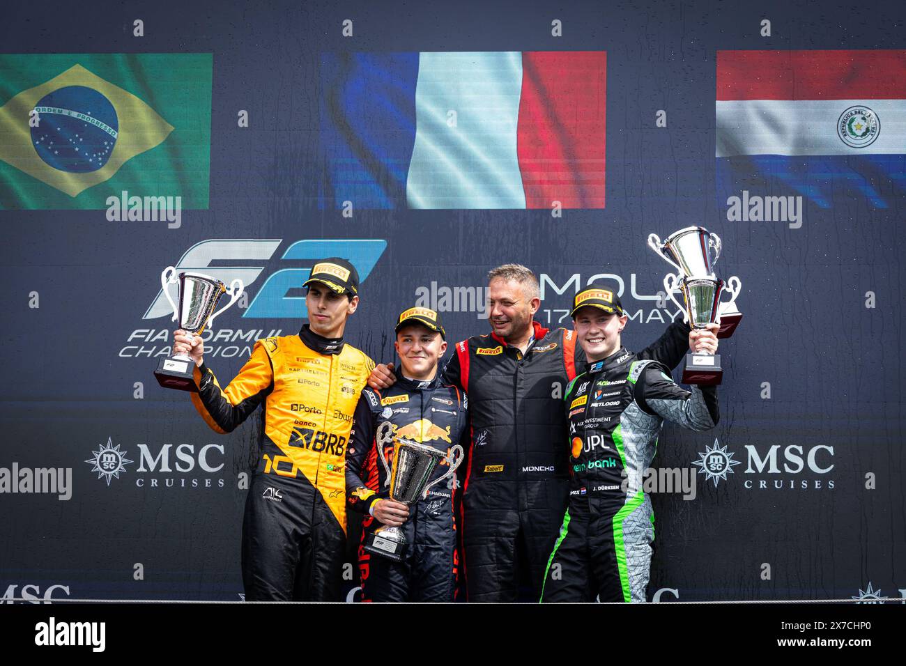 Podium, BORTOLETO Gabriel (bra), Invicta Racing, Dallara F2 2024 ...