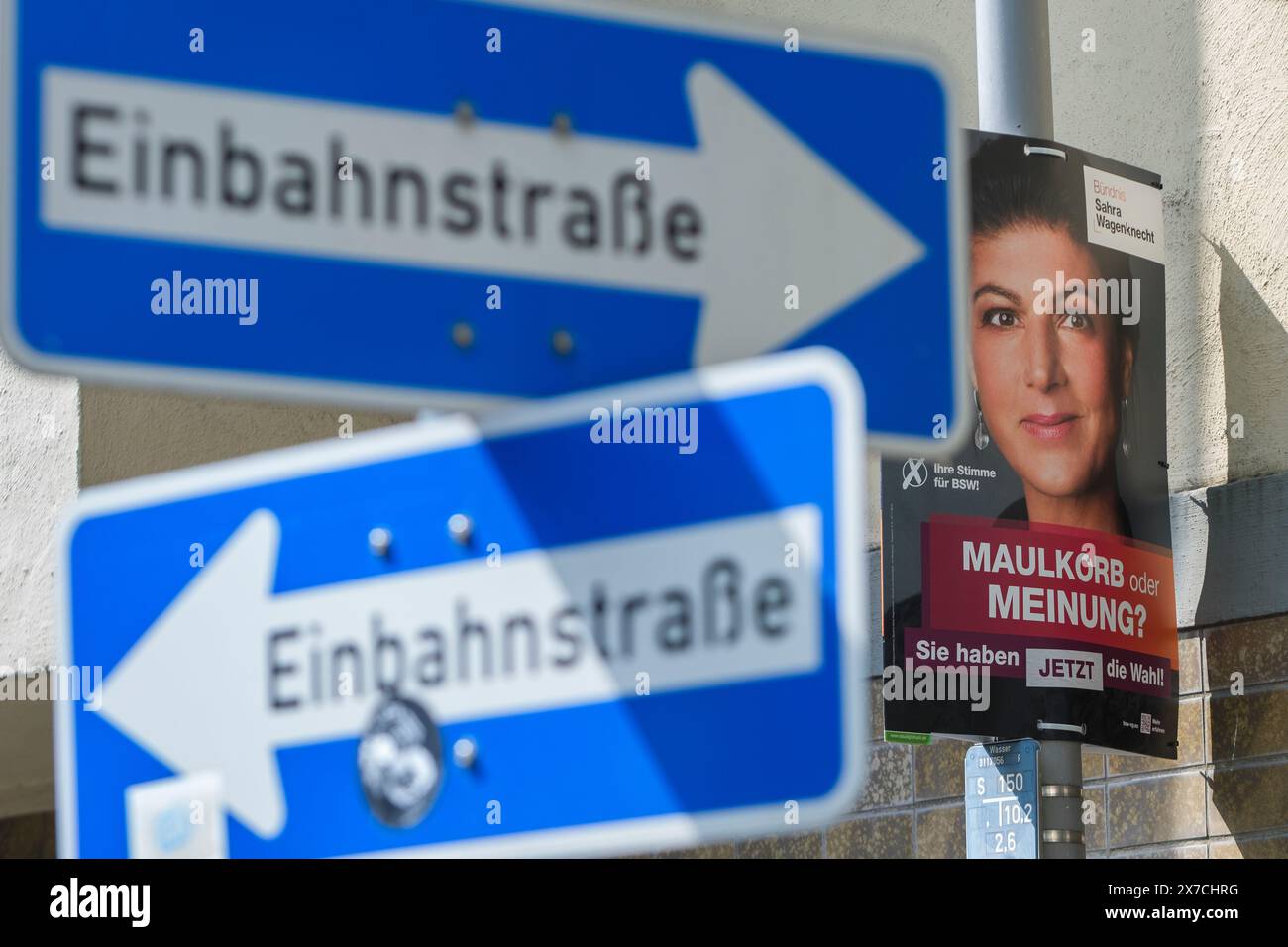 Election poster for the 2024 European elections by the Sahra ...