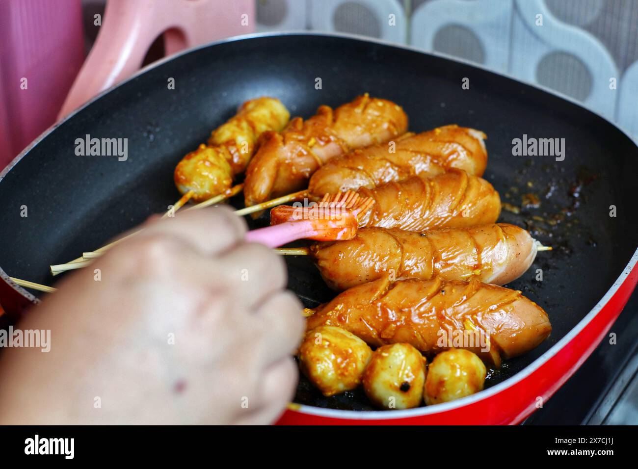 Human grill hi-res stock photography and images - Alamy